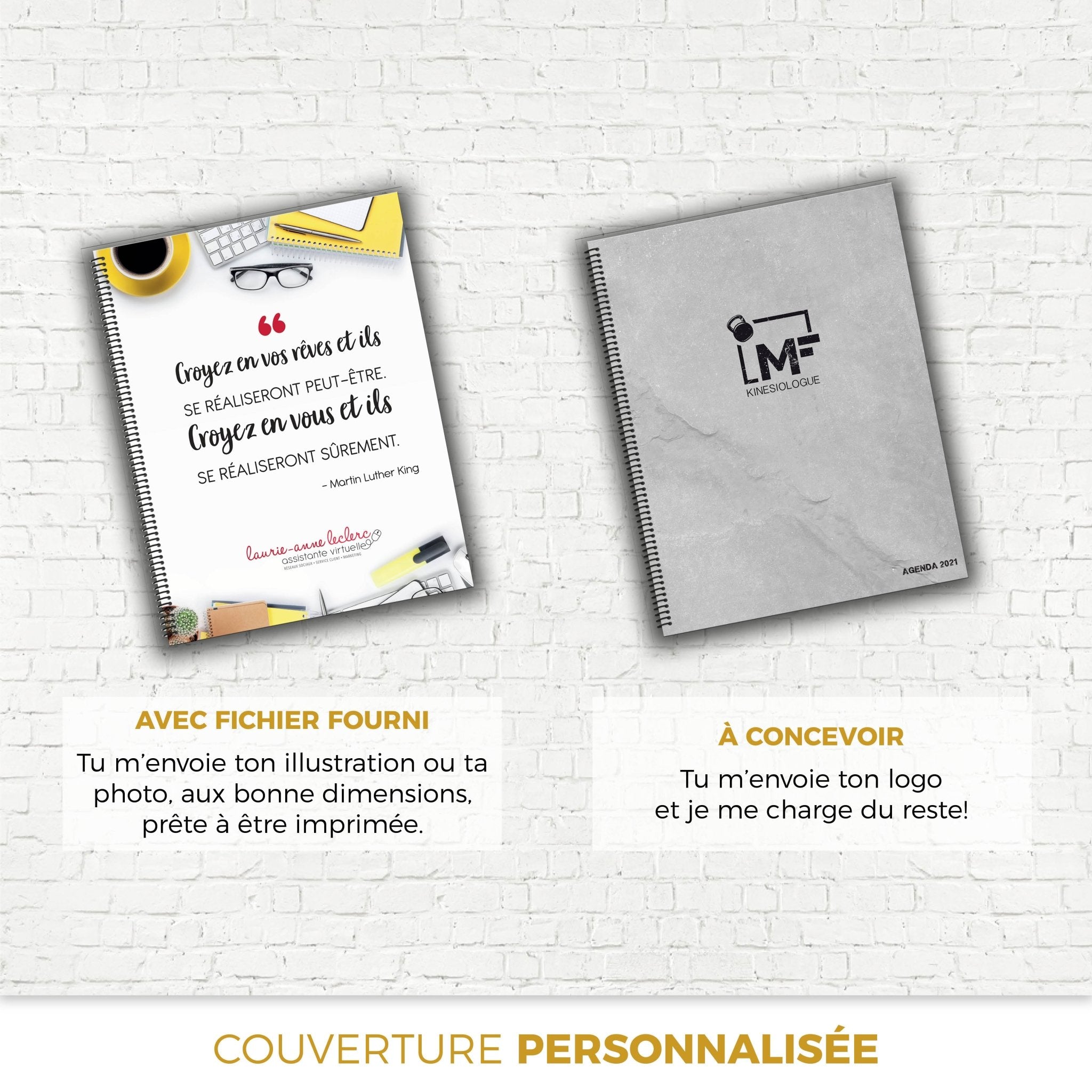 Agenda SUR MESURE | Mathieu Hardy - Papeterie d'Or et d'Étoiles